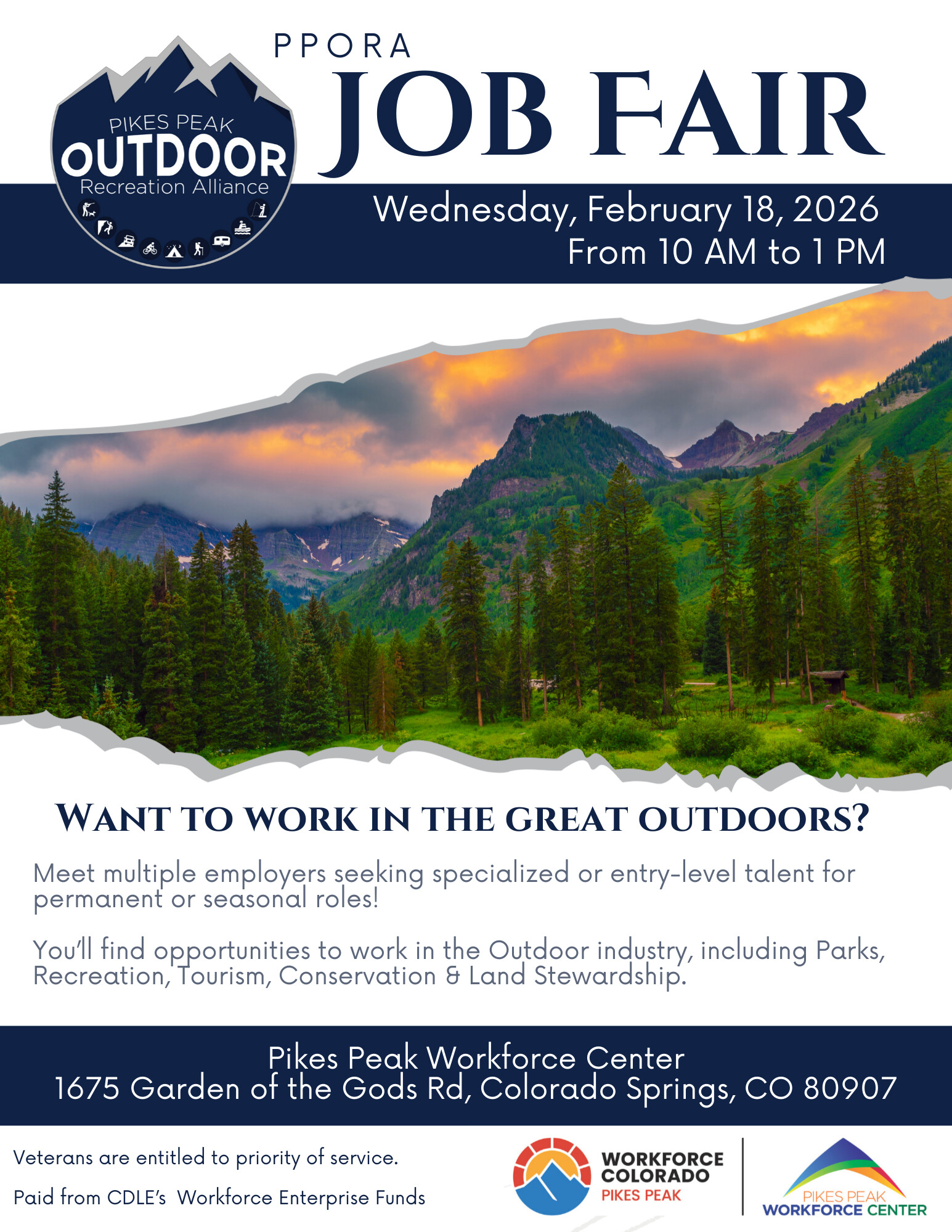 Outdoor Industry Job Fair - Pikes Peak Outdoor Recreational